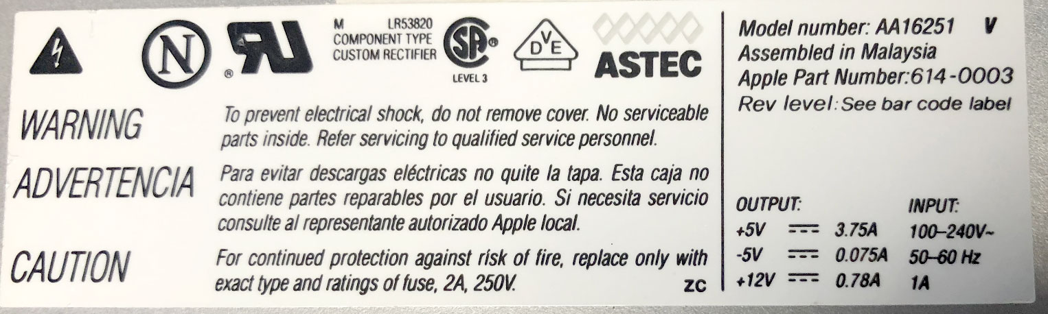 Macintosh LC series (LC, LC II, LC III) Power Supply Recapping Guide ...